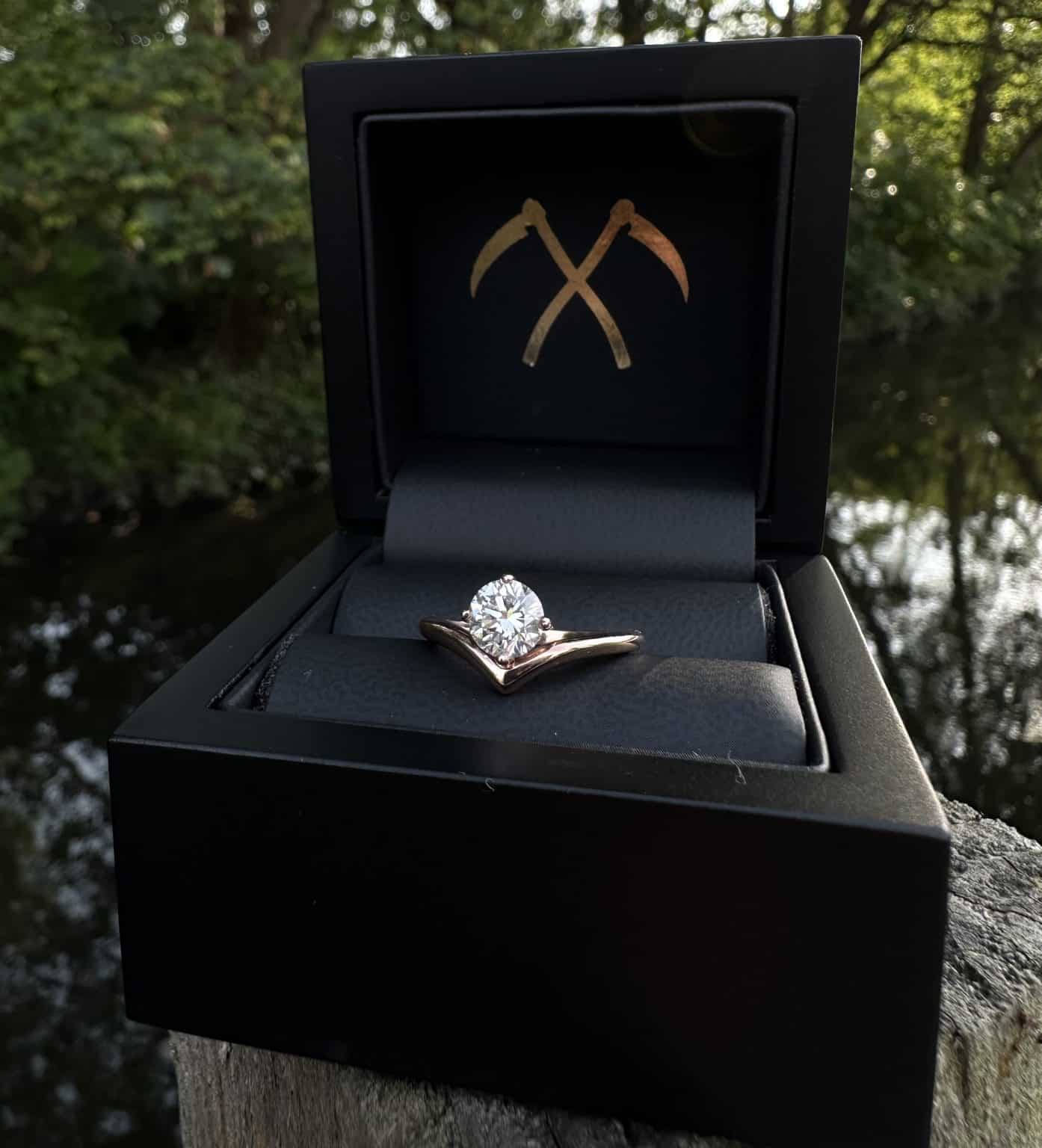 Rose gold diamond Deathwish – Parabellumldn
